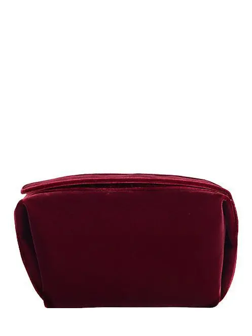 NEOUS Ara Velvet Clutch - Burgundy