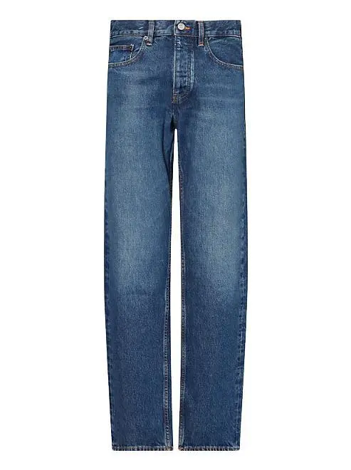 FRAME The Straight Mid-rise Denim Jeans - Strike