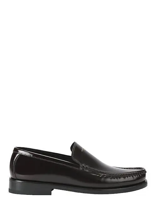 Kurt Geiger Denman Leather Loafers - Wine