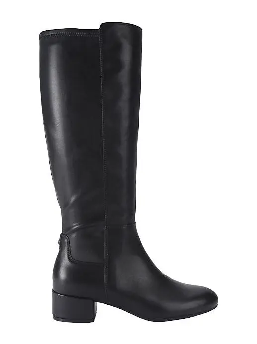Carvela Gaia Leather Knee-high Boots - Black