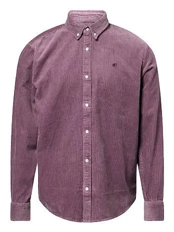 Carhartt Work In Progress Madison Long-sleeve Corduroy Shirt - Phlox Phlox