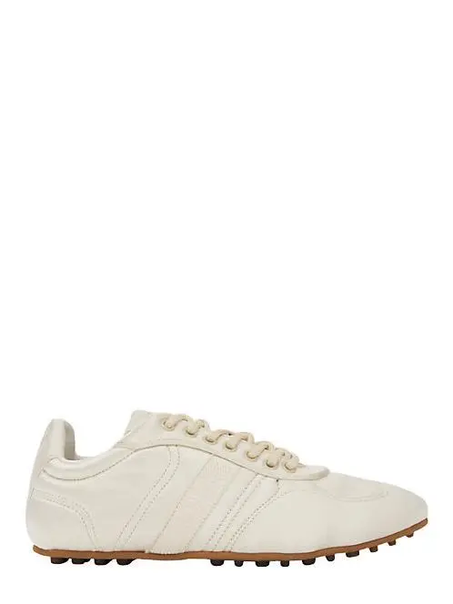ALOHAS Tb.69 Rife Satin Trainers - White Satin