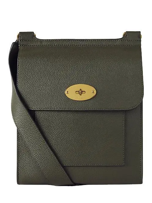 Mulberry Small Leather Cross-body Bag - Juniper Green