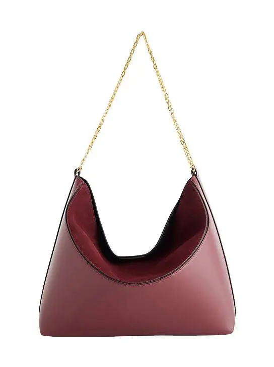 NEOUS Pavo West Leather Shoulder Bag - Burgundy