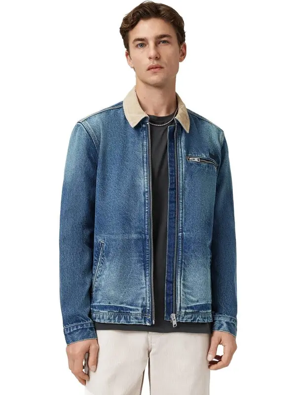 ALLSAINTS Rothwell Denim Jacket - Washed Indigo