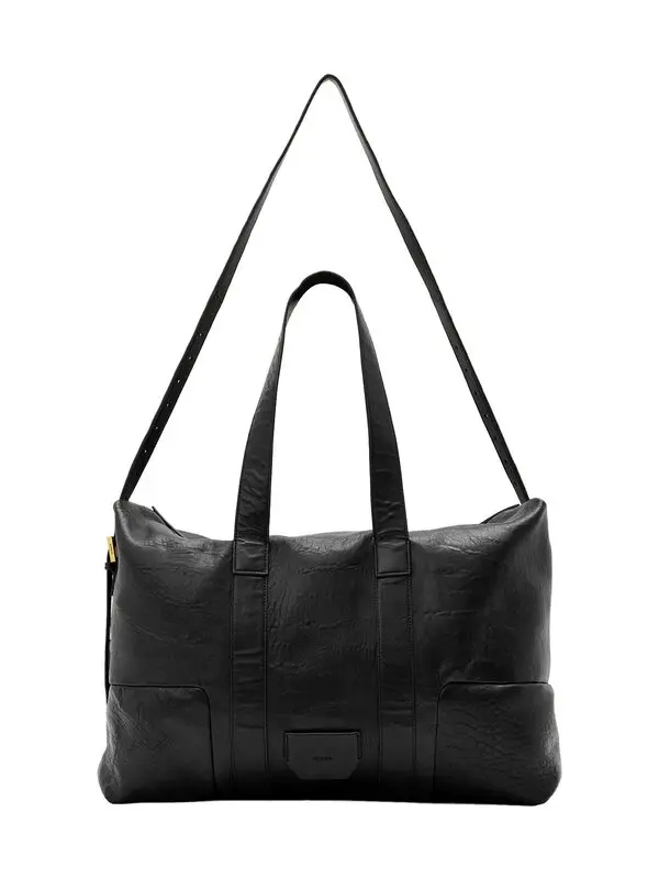 ALLSAINTS Ares Grain Holdall Bag - Black