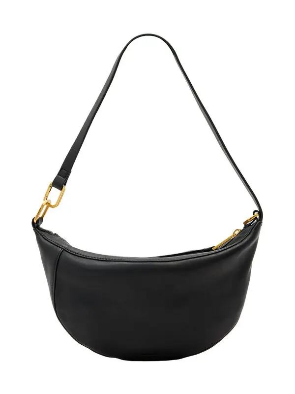 ALLSAINTS Luna Micro Leather Bag - Black