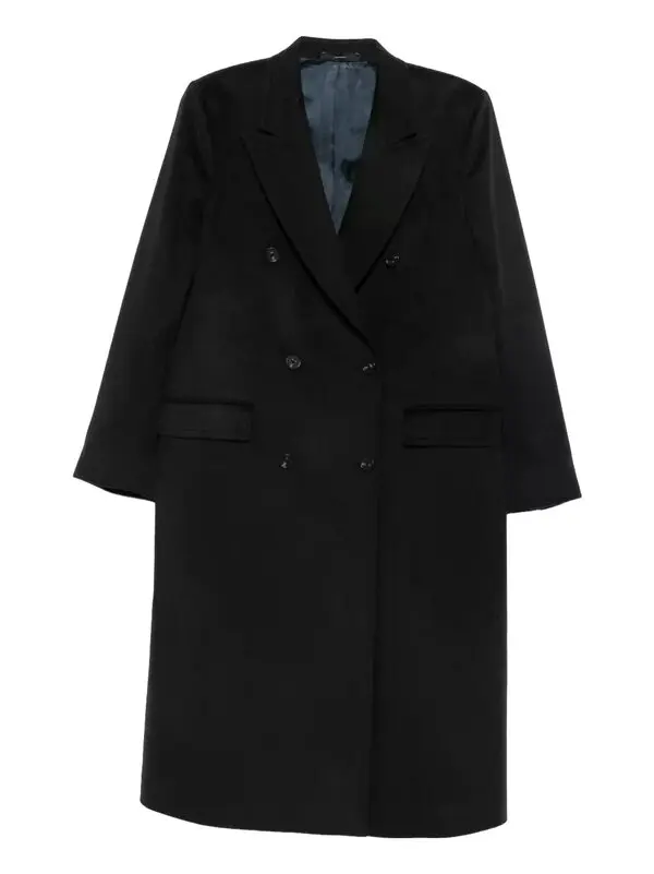 Paul Smith Double-breasted Overcoat - Brown