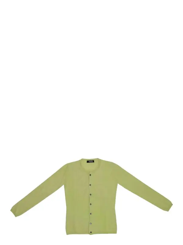 LA ROSE Button-front Cashmere Cardigan - Green