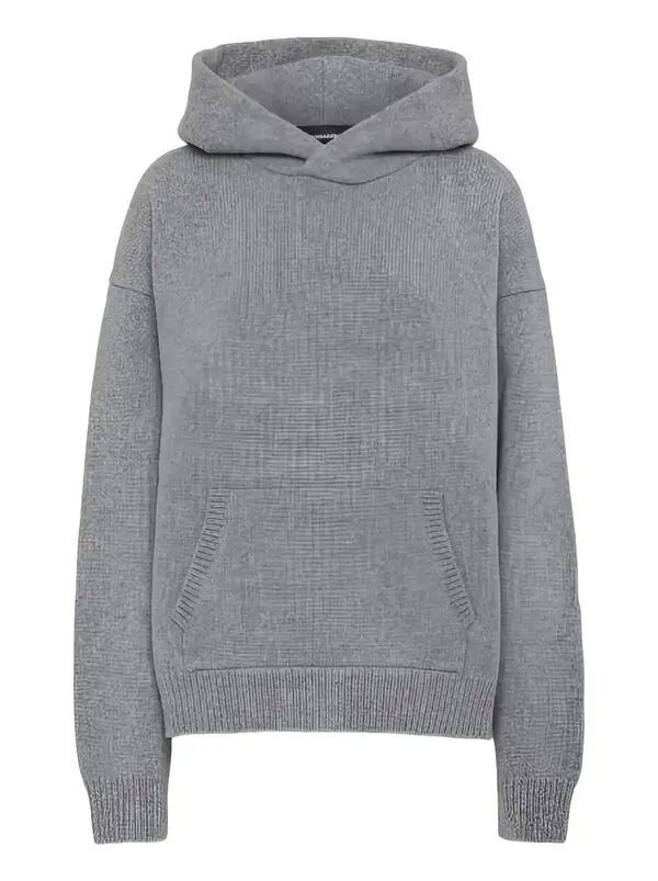 Dsquared2 Hooded Pullover Sweater - Grey