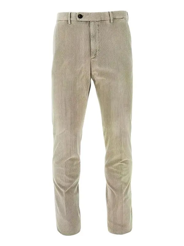 Incotex Pattern Corduroy Trousers - Neutrals