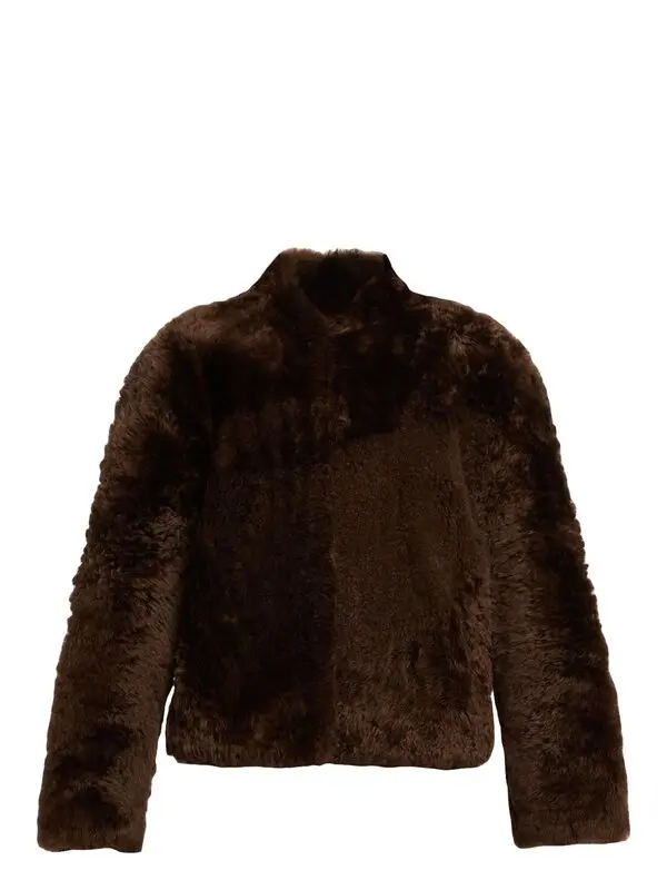 IRO PARIS Hayse Shearling Teddy Jacket - Brown