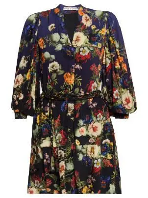 Alice + Olivia Antonette Floral Mini Dress - Magic Gard