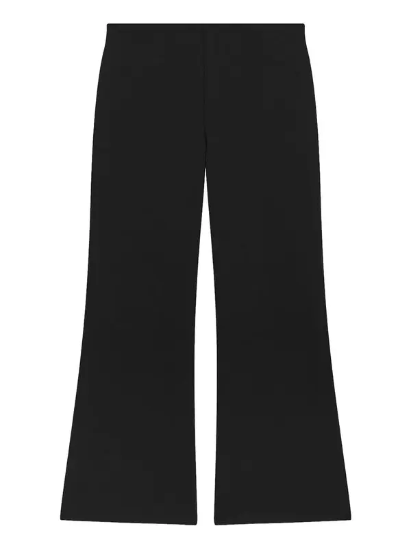 Theory Mid-rise Kick Flare Pants - Blk