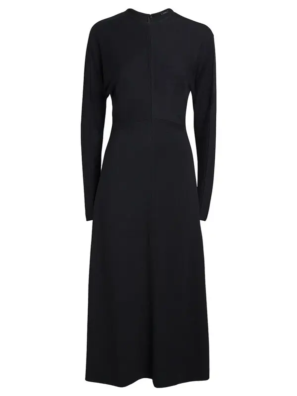 JOSEPH Jersey Midi Dress - Black