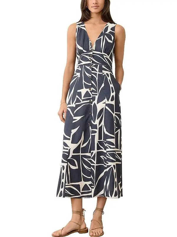 Marine Layer Camila Maxi Dress - Midnight