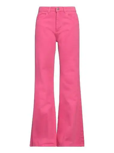 HINNOMINATE Flared Cotton Jeans - Pink