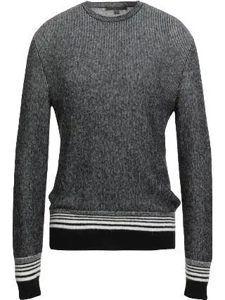 John Varvatos Sweater In Alpaca Wool Blend - Black