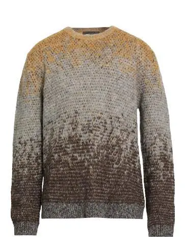 John Varvatos Sweater In Alpaca And Wool Blend - Yellow