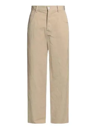 ROBERTO COLLINA Casual Straight Leg Pants - Beige