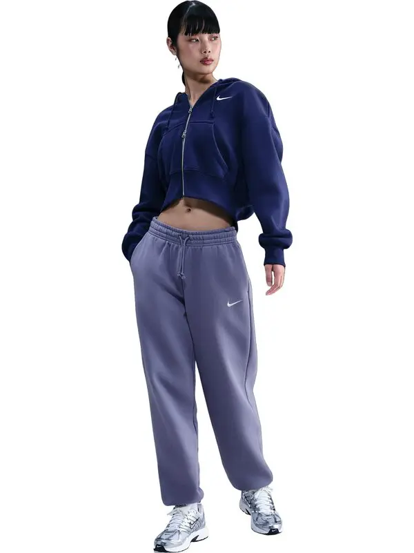 Nike Sportswear Phoenix Fleece High-waisted Oversized Sweatpants - Blue