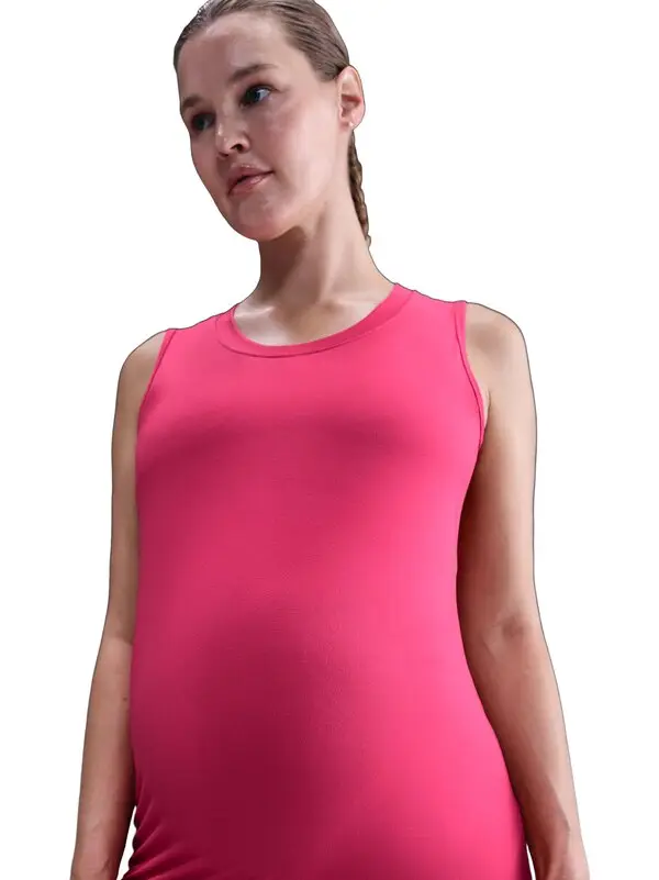 Nike One Dri-fit Slim-fit Maternity Tank Top - Pink