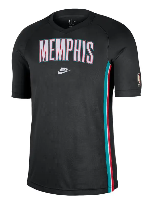 Nike Memphis Grizzlies 2025/26 Hardwood Classics Nba Dri-fit Short-sleeve Top - Black