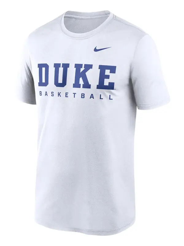 Nike Duke Courtside Basketball Legend Dri-fit College T-shirt - White