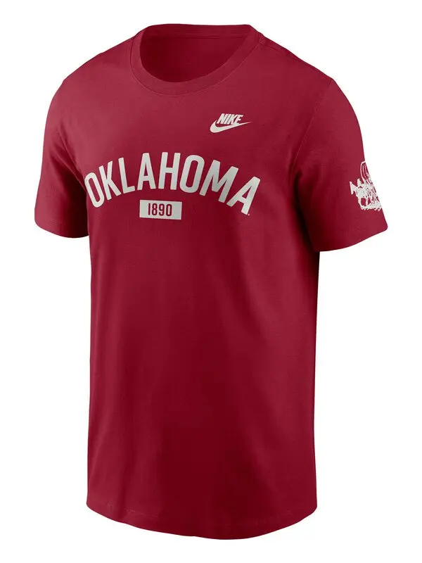 Nike Oklahoma Legacy Arch 2-hit College T-shirt - Red