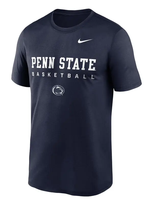 Nike Penn State Courtside Basketball Legend Dri-fit College T-shirt - Blue