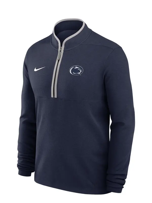 Nike Penn State Victory Dri-fit College 1/2-zip Long-sleeve Top - Blue