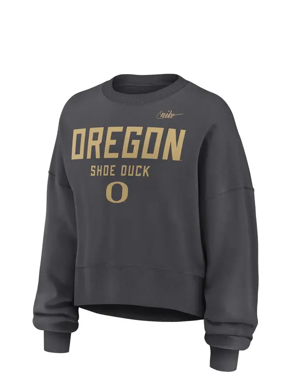 Nike Oregon Alt College Pullover Crew - Grey