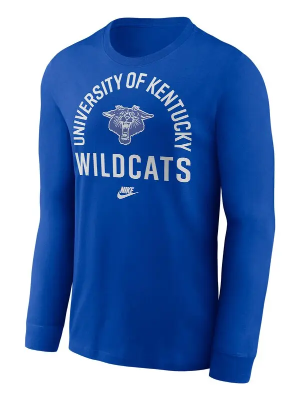 Nike Kentucky Legacy Arched Logo College Long-sleeve T-shirt - Blue