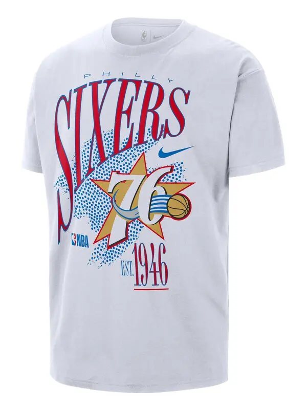 Nike Philadelphia 76ers Hardwood Classics Nba T-shirt - White