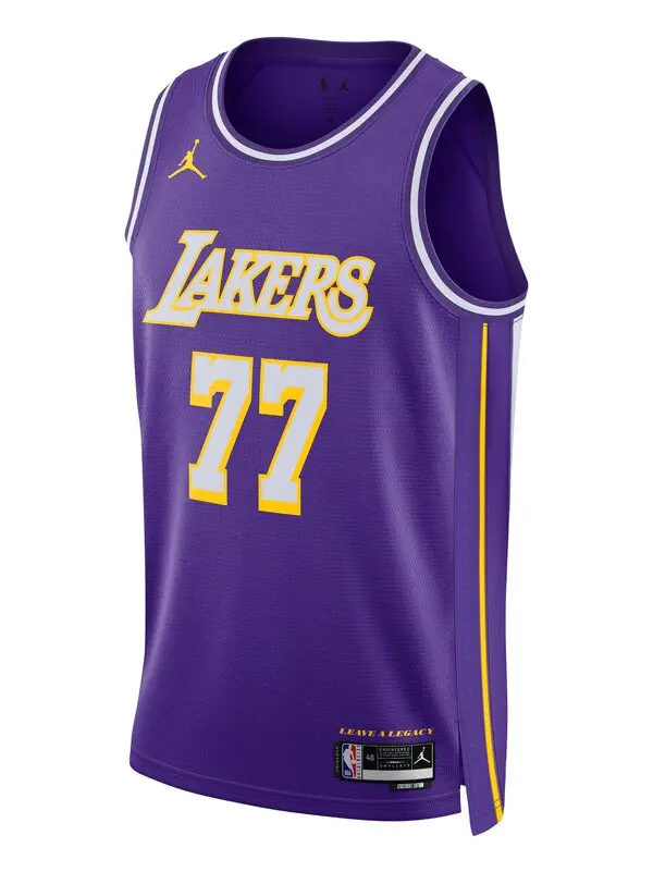 JORDAN Los Angeles Lakers 2025/26 Statement Edition Dri-fit Nba Swingman Jersey - Purple