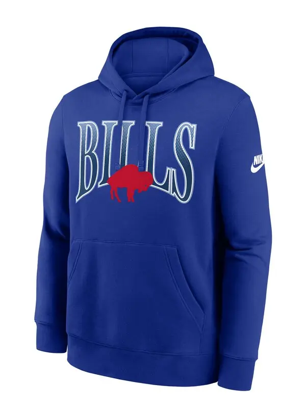 Nike Buffalo Bills Rewind Club Nfl Pullover Hoodie - Blue