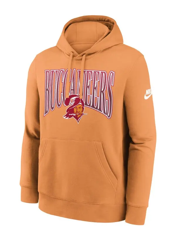 Nike Tampa Bay Buccaneers Rewind Club Nfl Pullover Hoodie - Orange