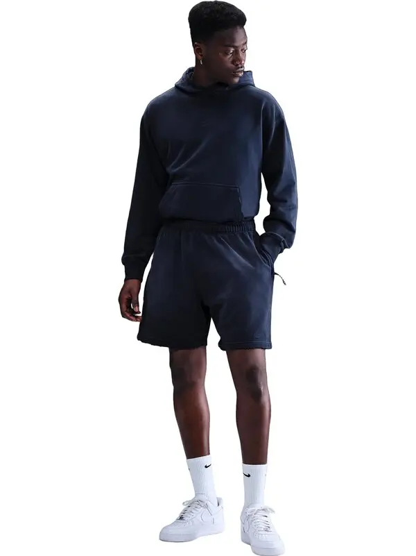 Nike Solo Swoosh French Terry Shorts - Blue