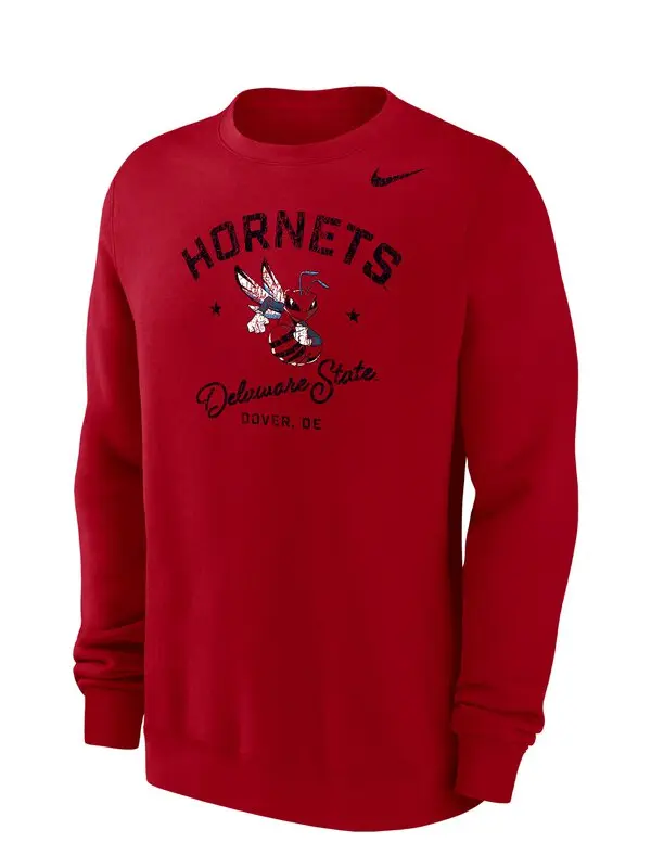 Nike Club Fleece College Crew-neck Sweatshirt - Red