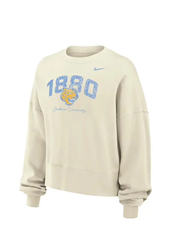 JORDAN College Phoenix Fleece Crew-neck Sweatshirt - White