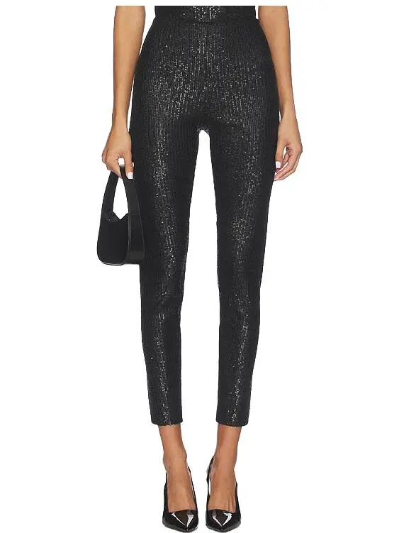 Norma Kamali Cropped Legging - Black