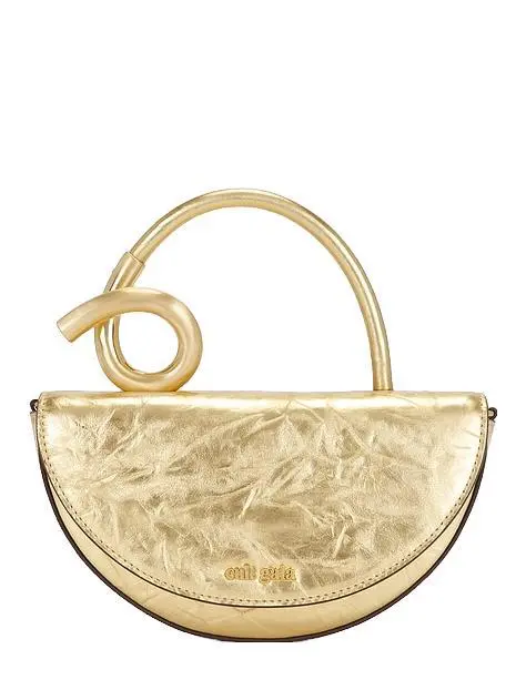 Cult Gaia Azariah Nano Crossbody Bag - Brass