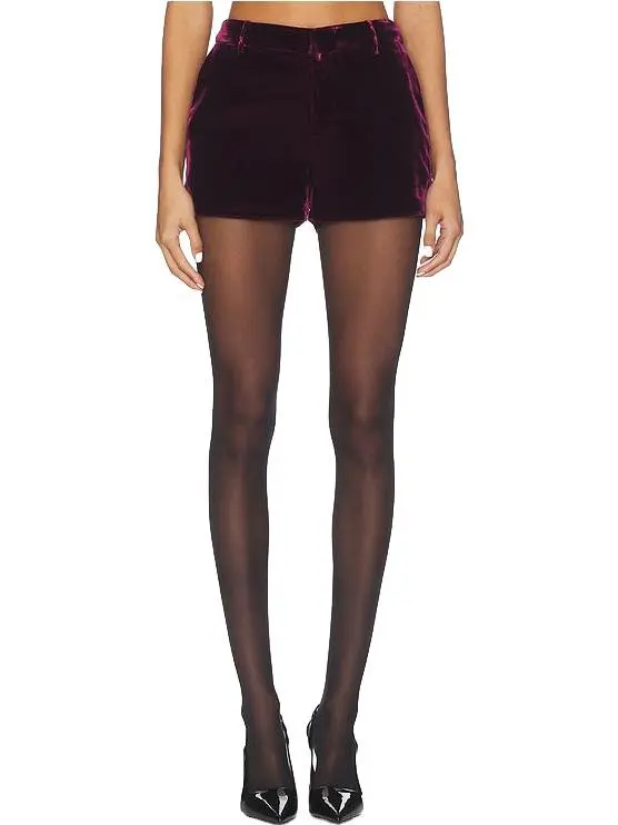 Retrofete Madaline Velvet Short - Port