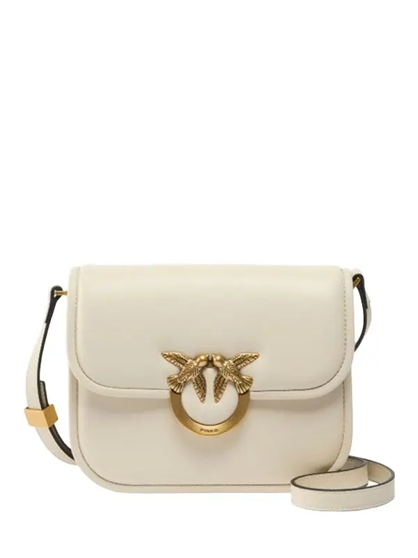 Pinko Love Box Shoulder Bag - White