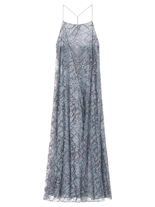 Emporio Armani Ew001346af10242u8045 Dress - Silver Chimes