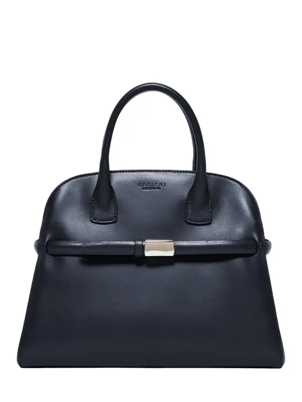 ORTIGNI Top Handle Bag - Black