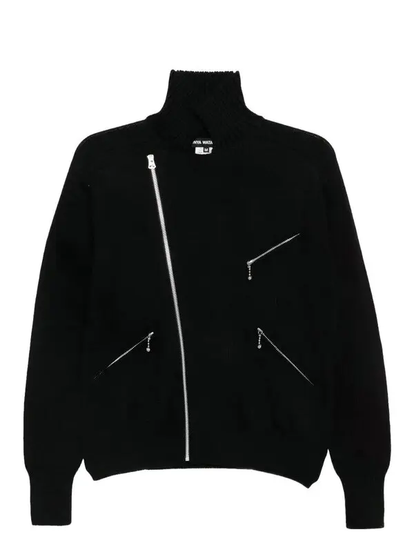 Junya Watanabe Wool Cardigan - Black