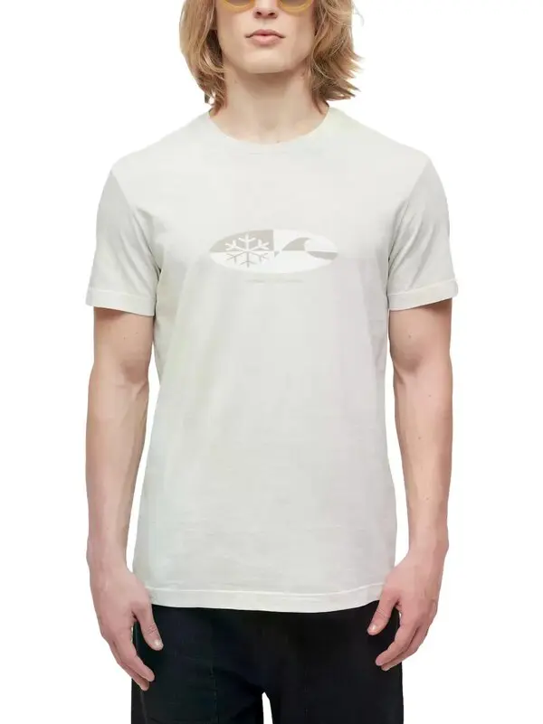 OSKLEN Oval-graphic T-shirt - Neutrals