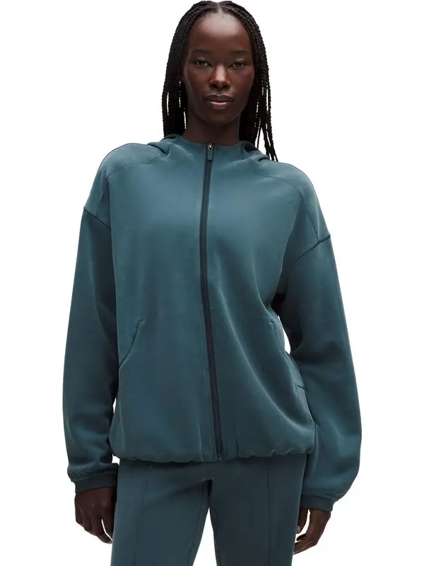 Lululemon Softstreme Full-zip Hoodie - Indochine Blue