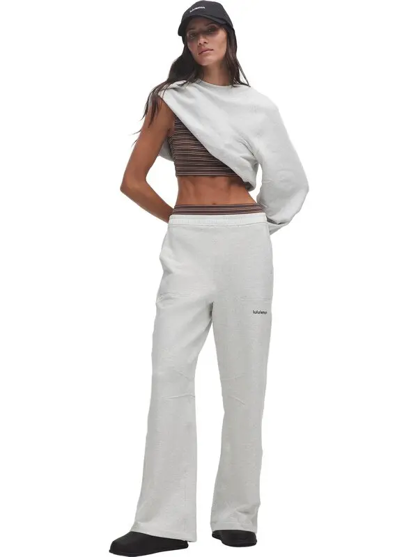 Lululemon Loungeful Classic-fit High-rise Sweatpant - Heathered Core Ultra Light Grey